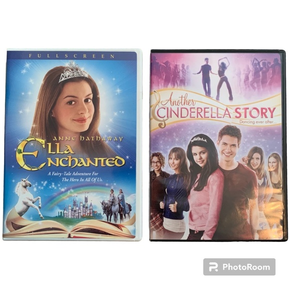 Media | Set Of 2 Dvds Ella Enchanted Another Cinderella Story Fun ...